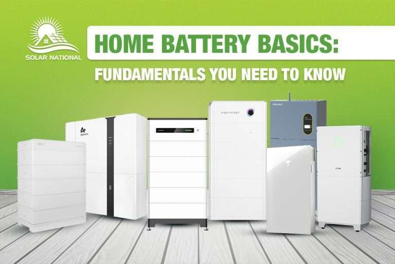 Home Solar Battery Basics: Everything You Need to Know